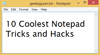 10 Best Notepad Tricks & Hacks You Didn't Know About