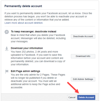 How to Delete Your Facebook Account Permanently