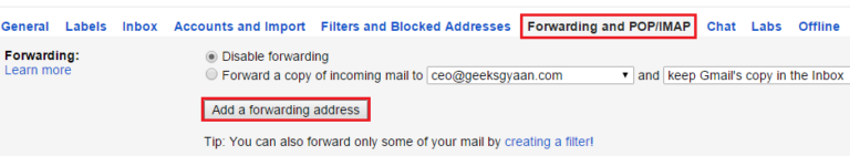 How to Forward Emails from One Gmail Account to Another