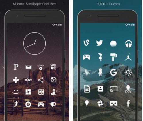 20 Best Nova Launcher Themes & Icon Packs (Minimalist) - Geeks Gyaan