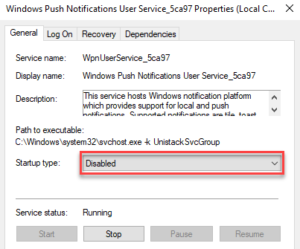 [Fixed] Windows Push Notifications User Service High Memory Usage