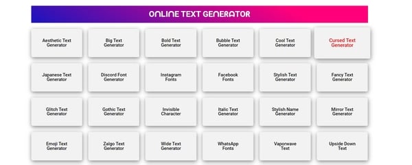 8 Best Cursed Text Generators (Copy & Paste Curse Font)